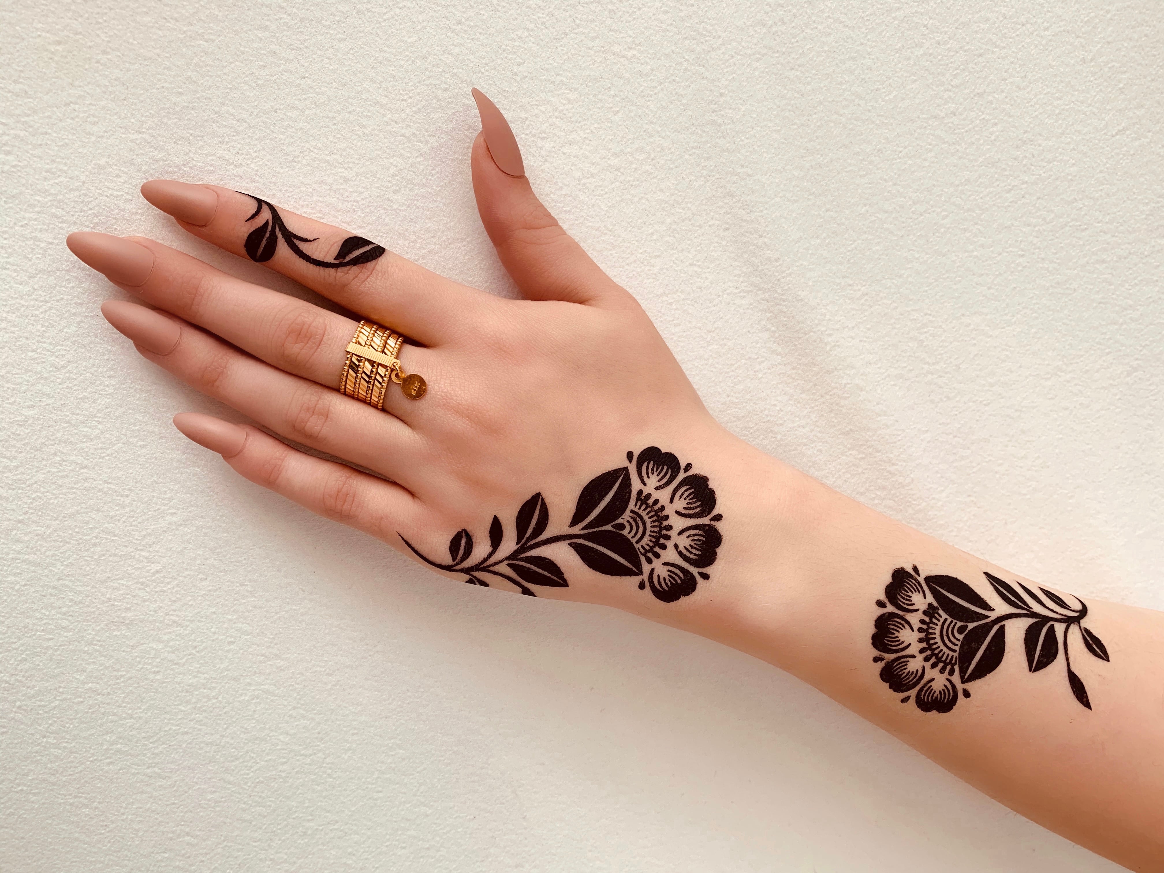 ARABIAN HENNA STENCILS | MEHNDI STENCILS – NURAHSHENNA