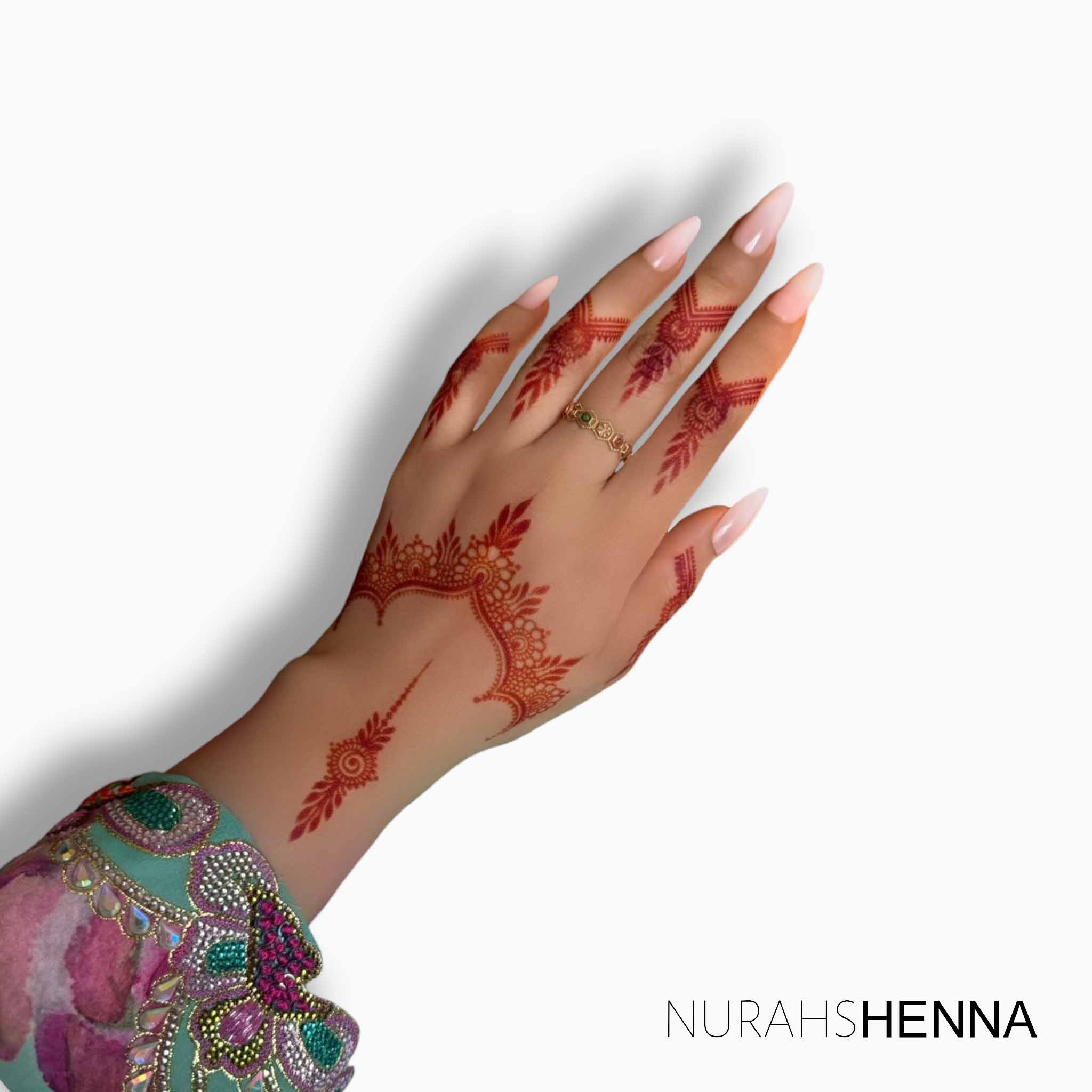 LACE HENNA STENCIL - 022 – NURAHSHENNA