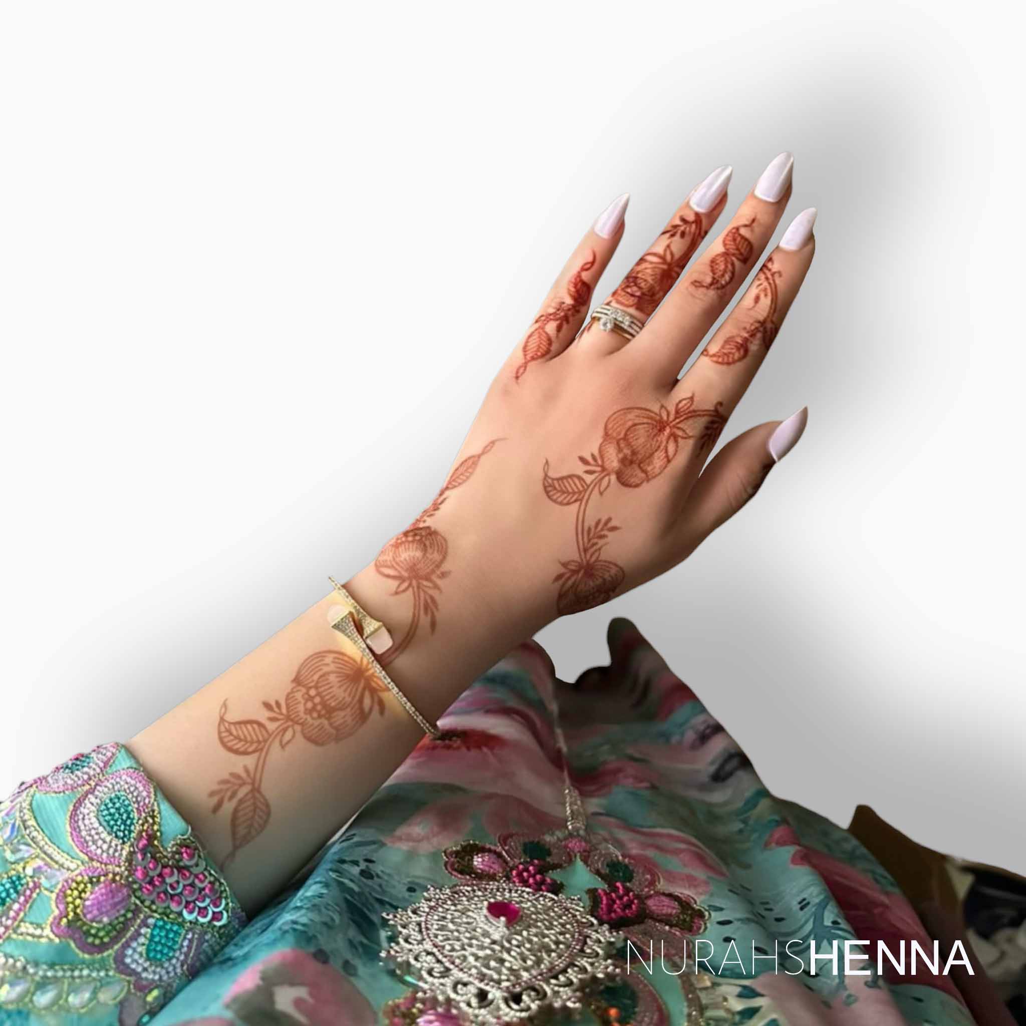 LACE HENNA STENCIL - 021 – NURAHSHENNA